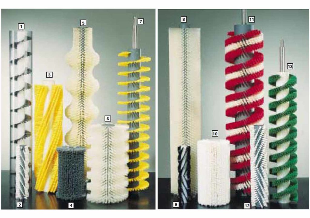 Cylindrical insertion brushes - Jaz