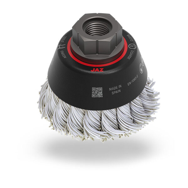 High speed line brushes with laminated wire for surface treatment - Jaz